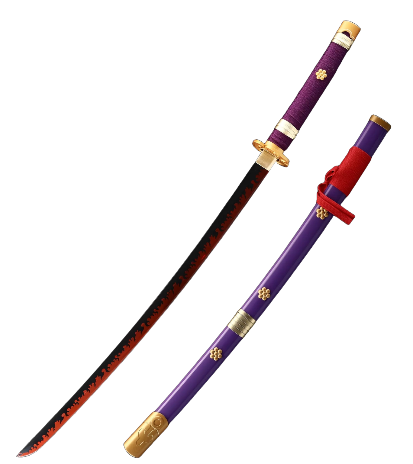 Whitebeard's "Murakumogiri" Naginata Bisento Spear - ReplicaSwords.us