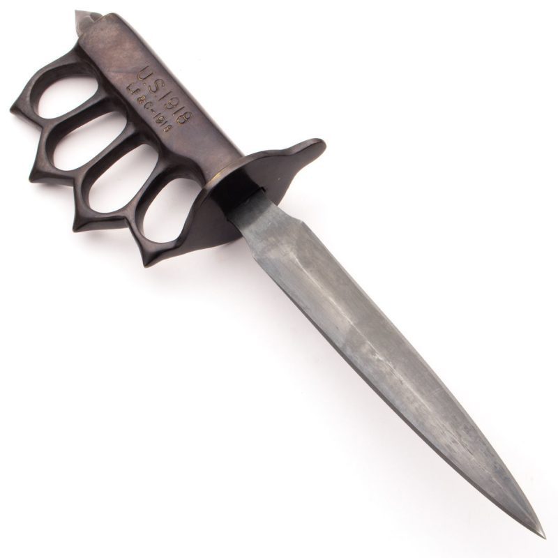 U.S.1918 Knuckle Duster Trench Knife - ReplicaSwords.us